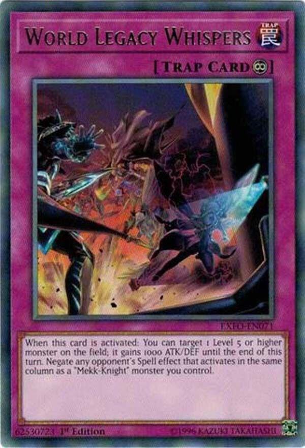 World Legacy Scars - Extreme Force - YuGiOh