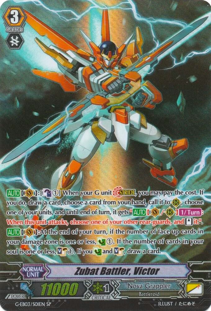 Zubat Battler, Victor (SP) - G-EB03: The GALAXY STAR GATE - Cardfight Vanguard - TCGplayer.com