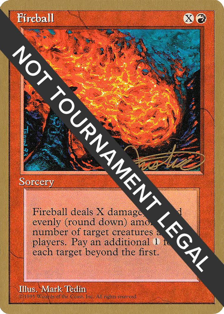 Fireball - 1996 Mark Justice (4ED) - World Championship Decks - Magic ...