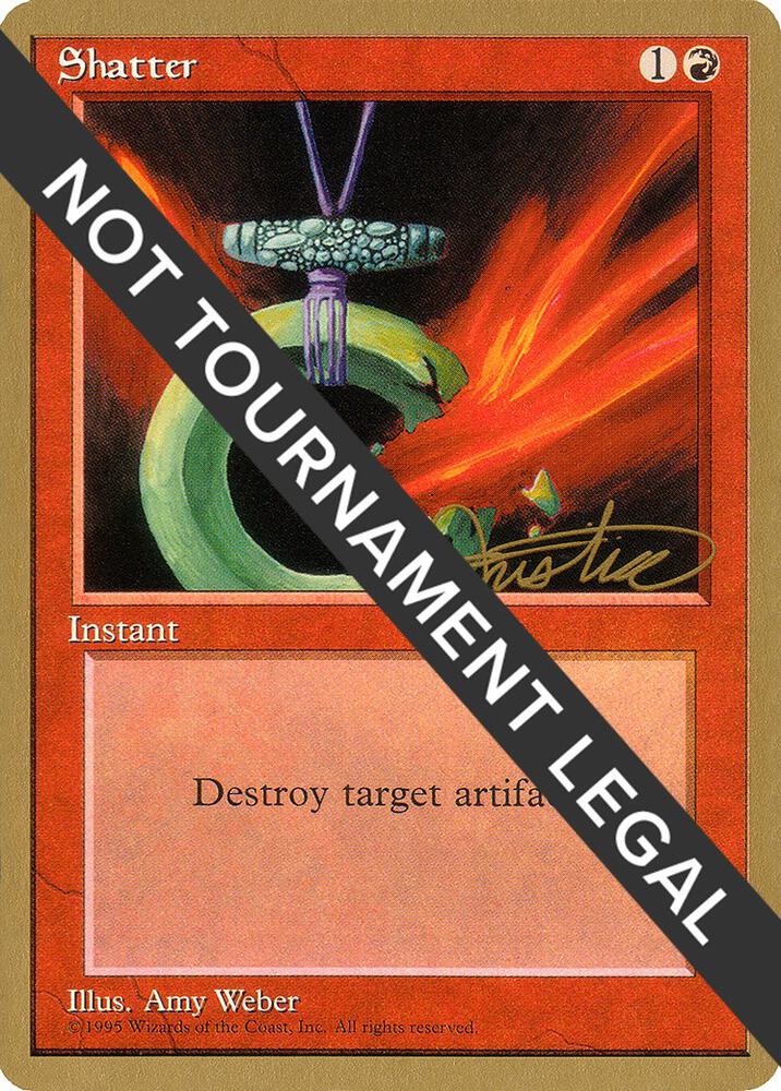 Shatter - 1996 Mark Justice (4ED) - World Championship Decks - Magic ...