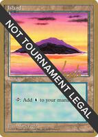 Island (A) - 1996 Michael Loconto (4ED) - World Championship Decks ...