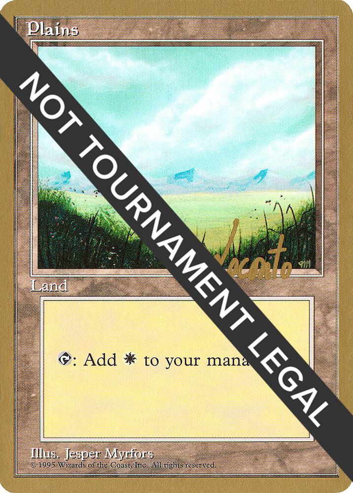 Plains (A) - 1996 Michael Loconto (4ED) - World Championship Decks ...