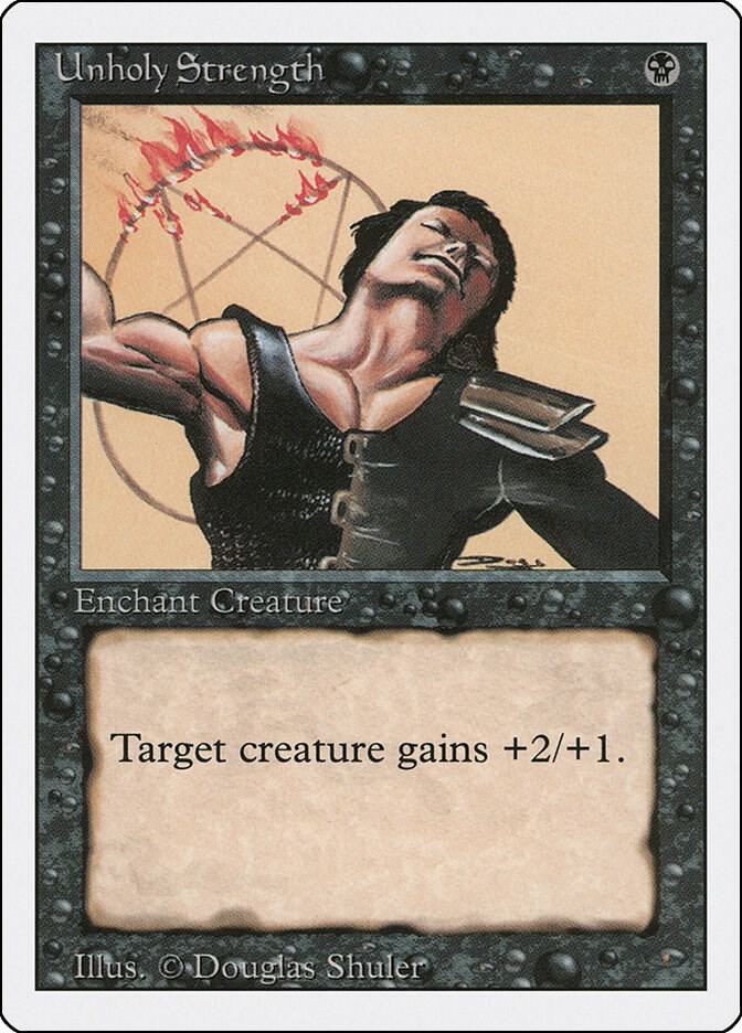 Unholy Strength - Revised Edition - Magic: The Gathering - TCGplayer.com