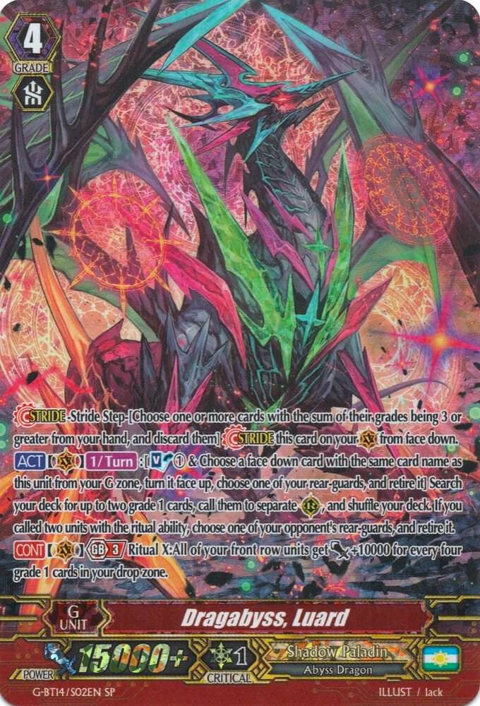 Dragabyss, Luard (SP) - G-BT14: Divine Dragon Apocrypha - Cardfight Vanguard - TCGplayer.com