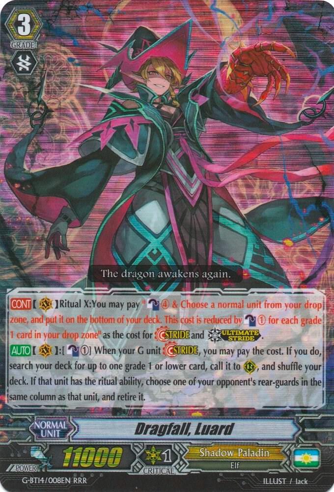 Dragfall, Luard - G-BT14: Divine Dragon Apocrypha - Cardfight Vanguard - TCGplayer.com