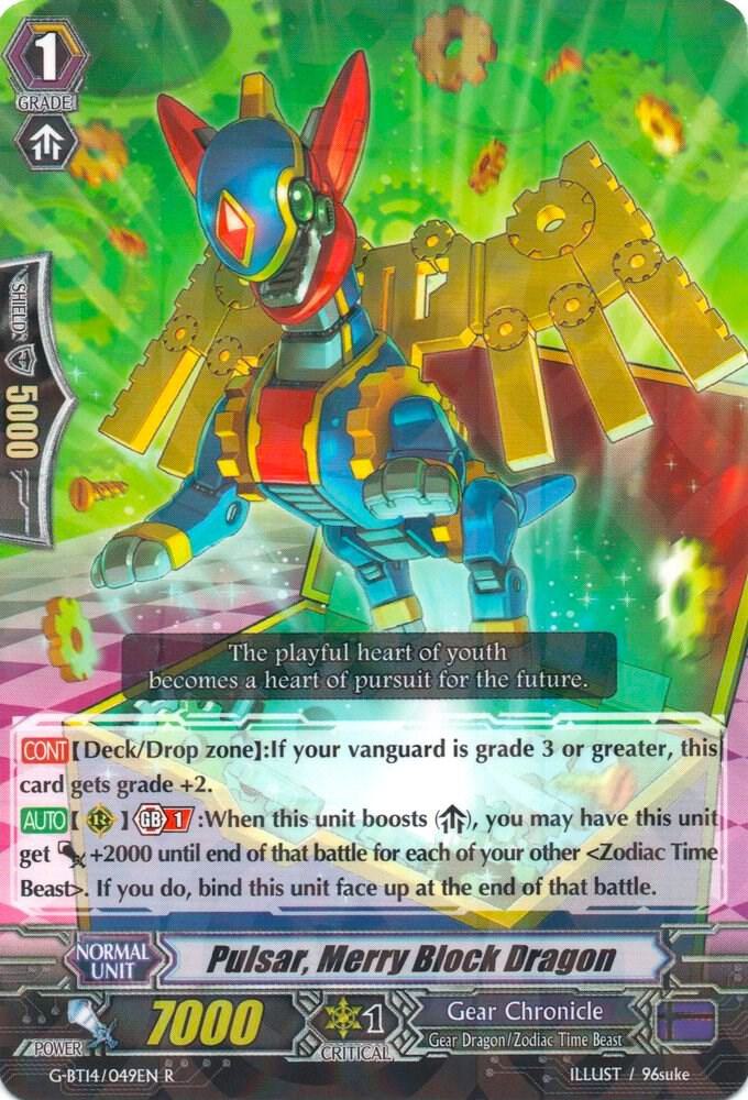 Chronofang Tiger G - G-TD09: True Zodiac Time Beasts - Cardfight Vanguard