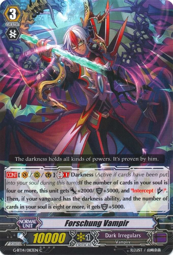 Forschung Vampir - G-BT14: Divine Dragon Apocrypha - Cardfight Vanguard
