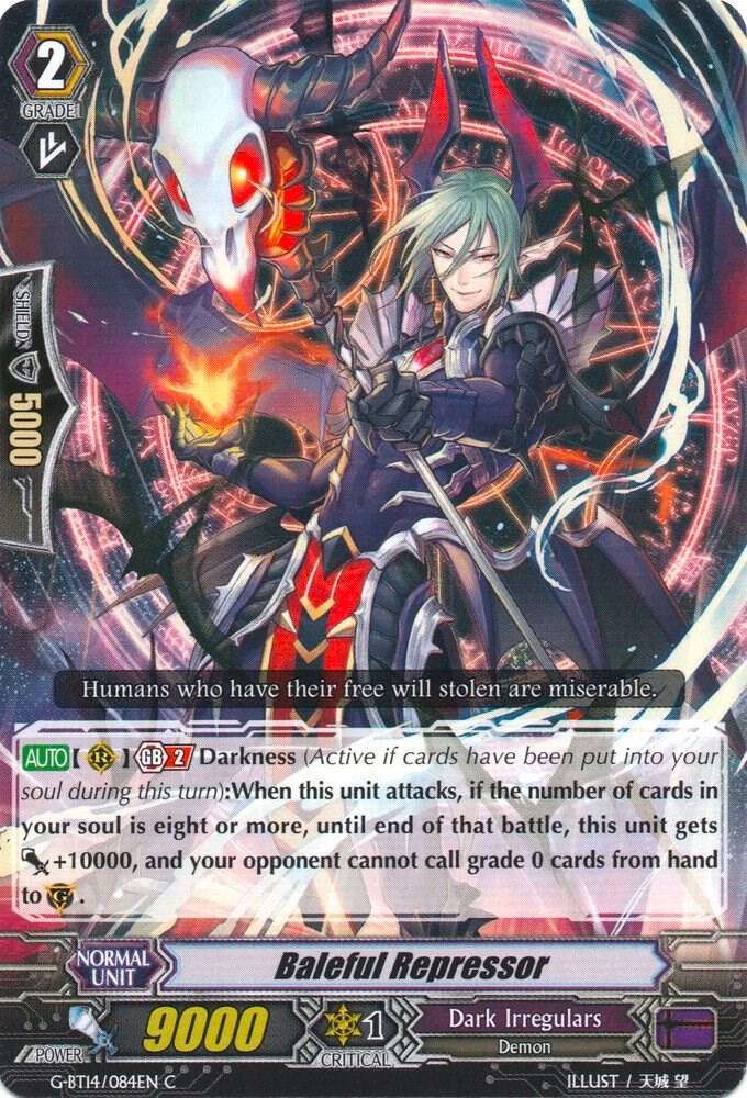 Baleful Repressor - G-BT14: Divine Dragon Apocrypha - Cardfight Vanguard
