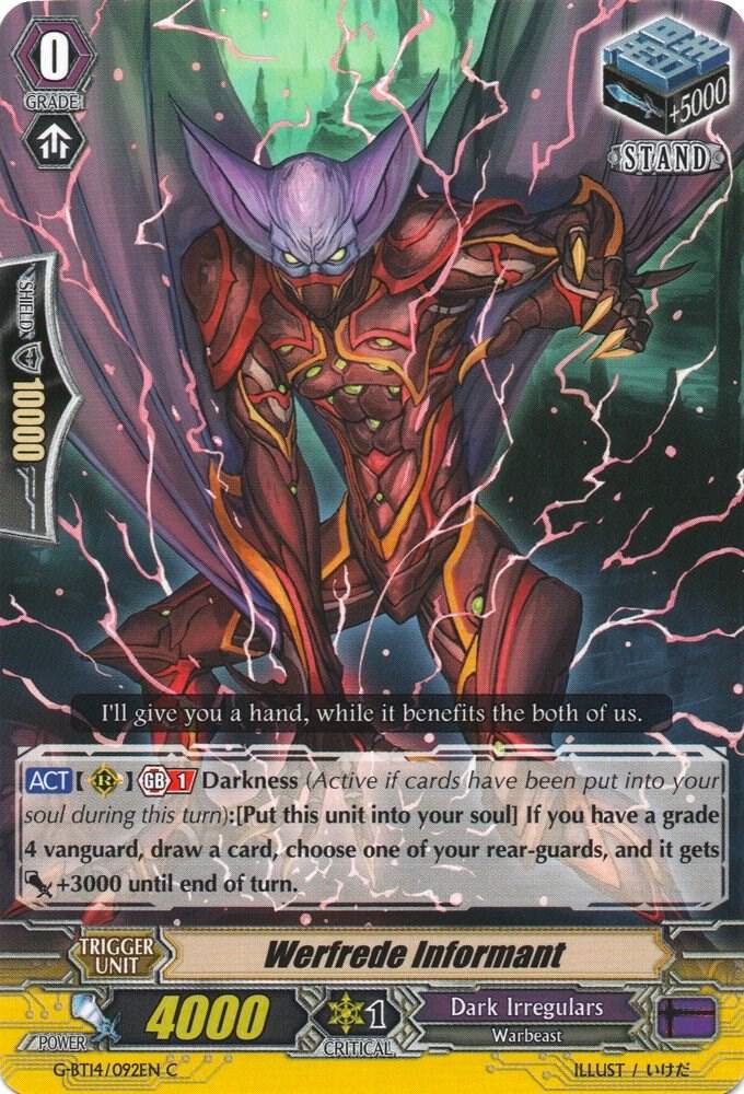 Werfrede Informant - G-BT14: Divine Dragon Apocrypha - Cardfight Vanguard