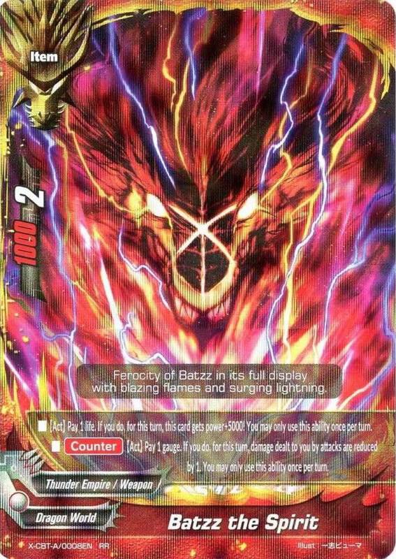 Batzz the Spirit - Driven to Disorder - Future Card BuddyFight