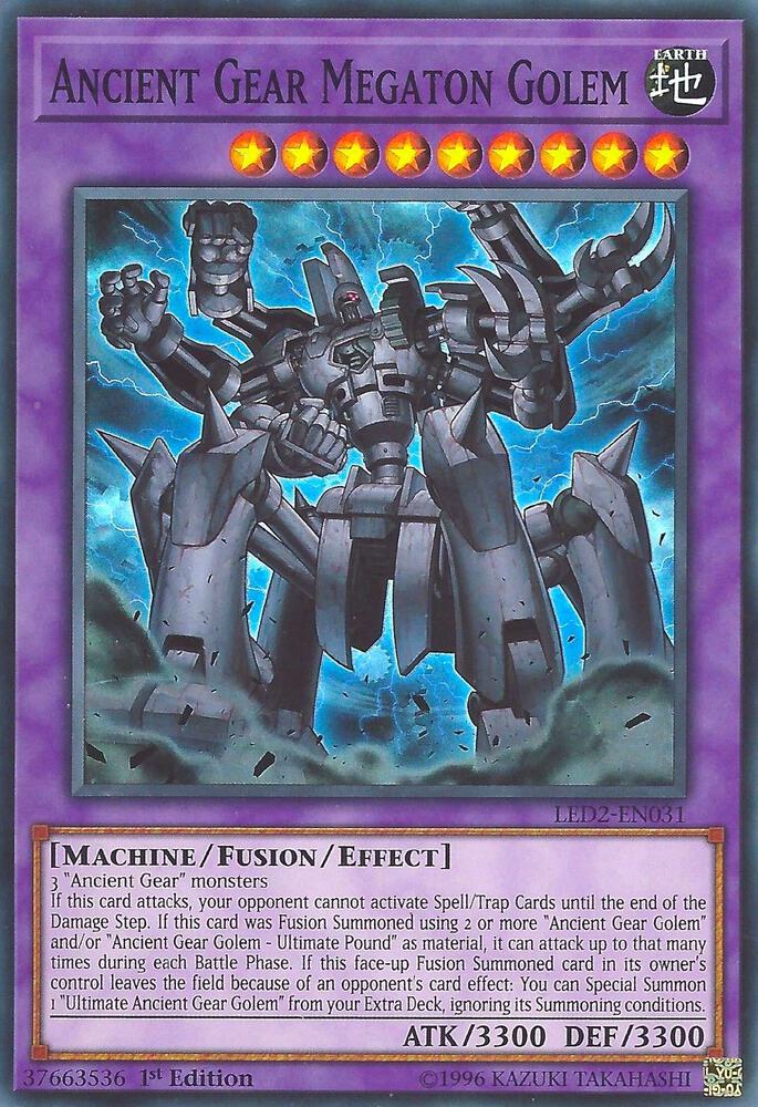 Ancient Gear Megaton Golem - Legendary Duelists: Ancient Millennium - YuGiOh - TCGplayer.com