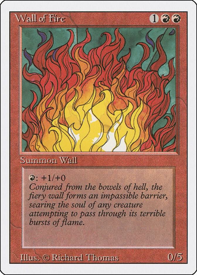 Wall of Fire - Revised Edition - Magic: The Gathering - TCGplayer.com