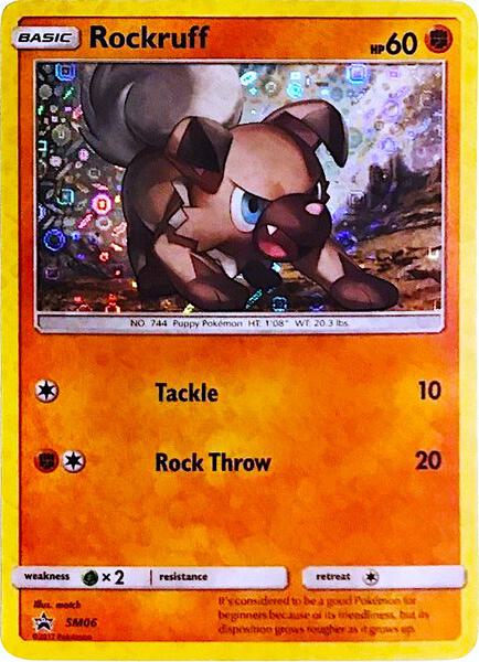 Rockruff - SM06 (General Mills Promo) - Miscellaneous Cards & Products ...
