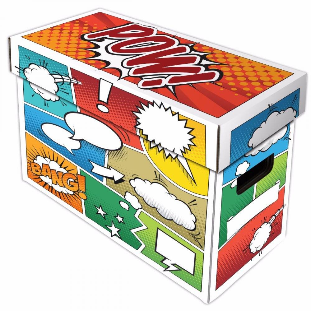 Short Comic Box - Art: Pow - BCW Comic Storage Boxes - Collectible ...