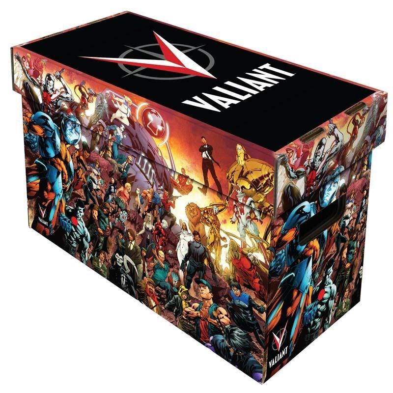 Short Comic Box - Art: Valiant Universe - BCW Comic Storage Boxes ...