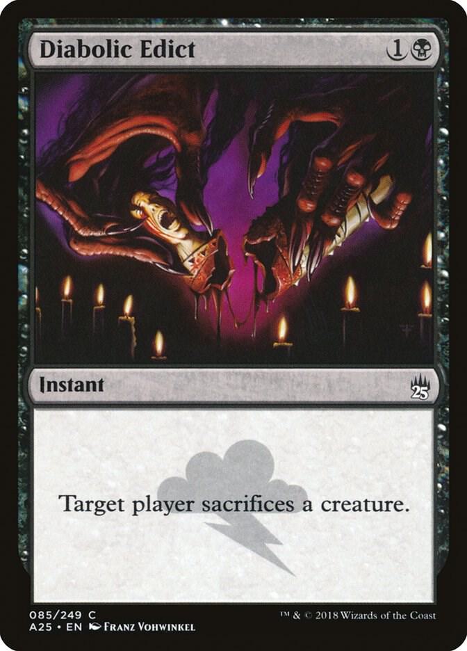 Diabolic Edict - Masters 25 - Magic: The Gathering - TCGplayer.com