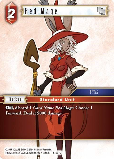 Red Mage (Fire) - Opus V - Final Fantasy TCG - TCGplayer.com