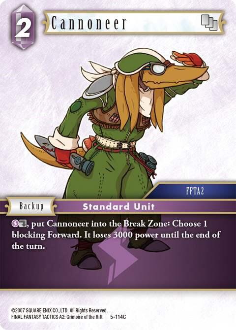 Cannoneer - Opus V - Final Fantasy TCG - TCGplayer.com