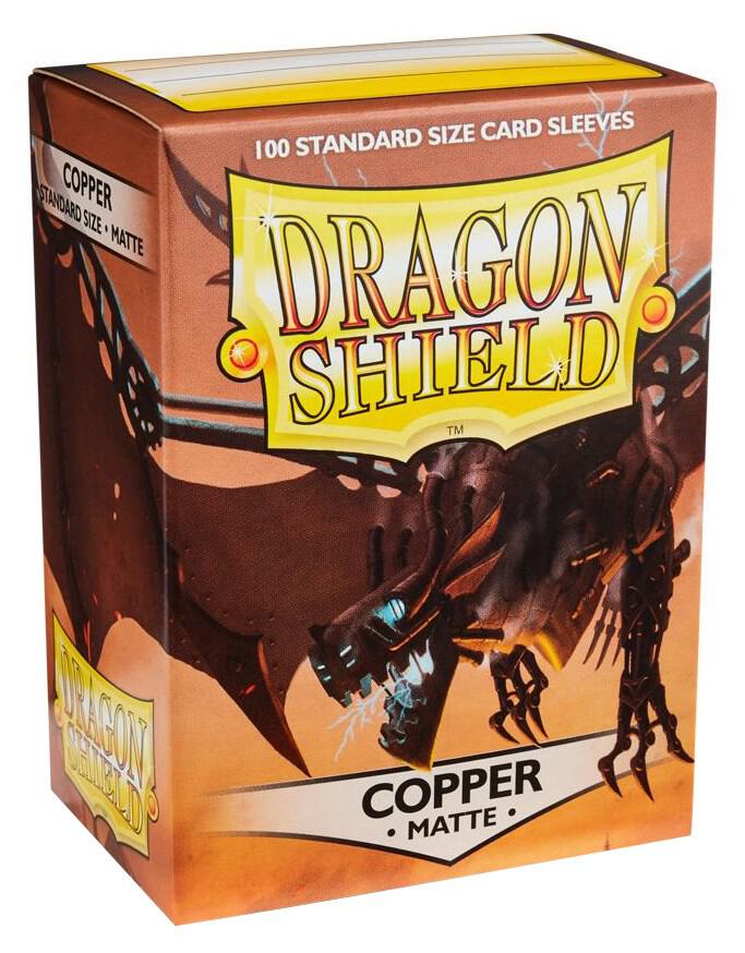 Dragon Shield Matte Sleeves - Copper (100-Pack) - Dragon Shield Card ...