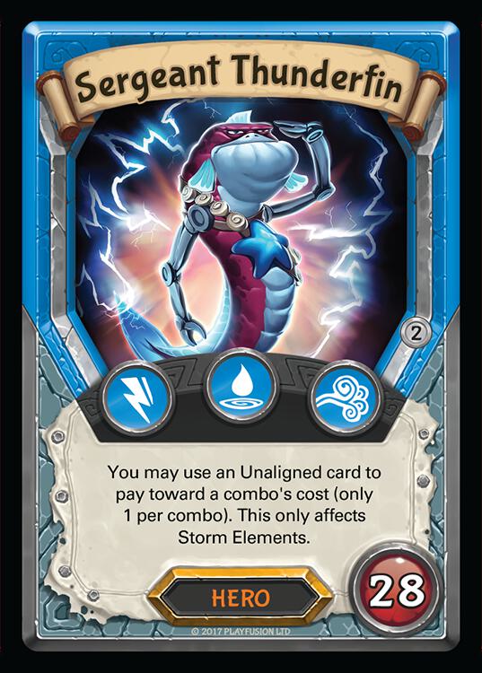 Sergeant Thunderfin (Claimed) - Mythical - Lightseekers TCG