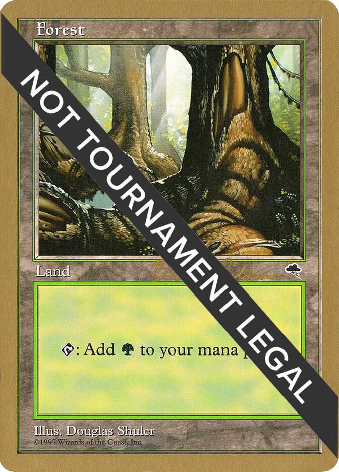 Forest (Pond) - 1998 Brian Selden (TMP) - World Championship Decks - Magic: The Gathering ...