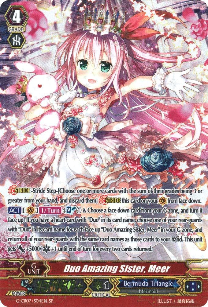 Duo Amazing Sister, Meer (SP) - G-CB07: Divas' Festa - Cardfight Vanguard