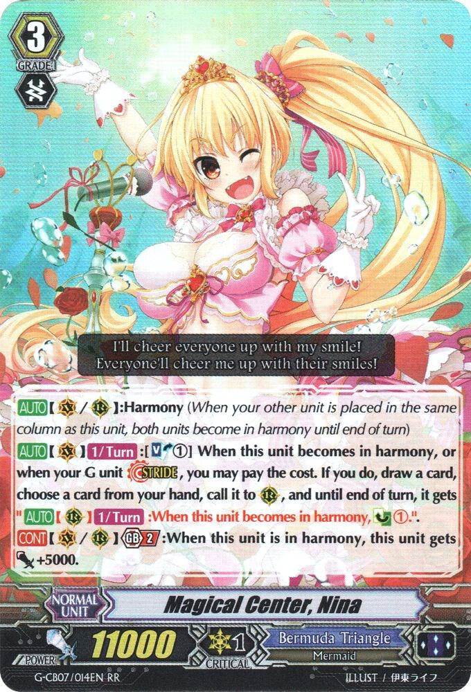 Magical Center, Nina - G-CB07: Divas' Festa - Cardfight Vanguard - TCGplayer.com