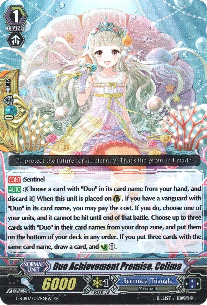 Duo Achievement Promise, Colima (White) - G-CB07: Divas' Festa - Cardfight Vanguard