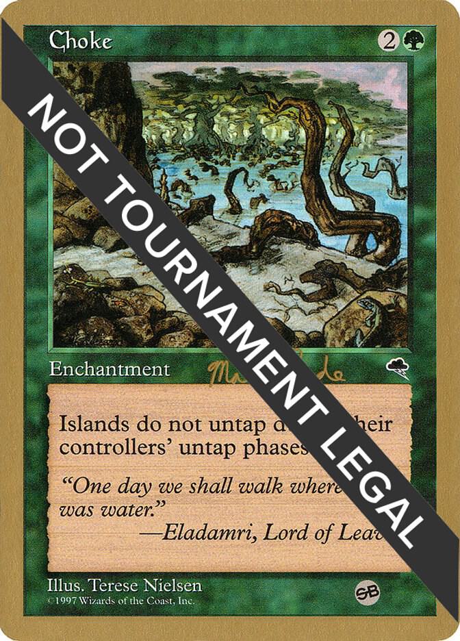 Choke - 1999 Matt Linde (TMP) (SB) - World Championship Decks - Magic ...