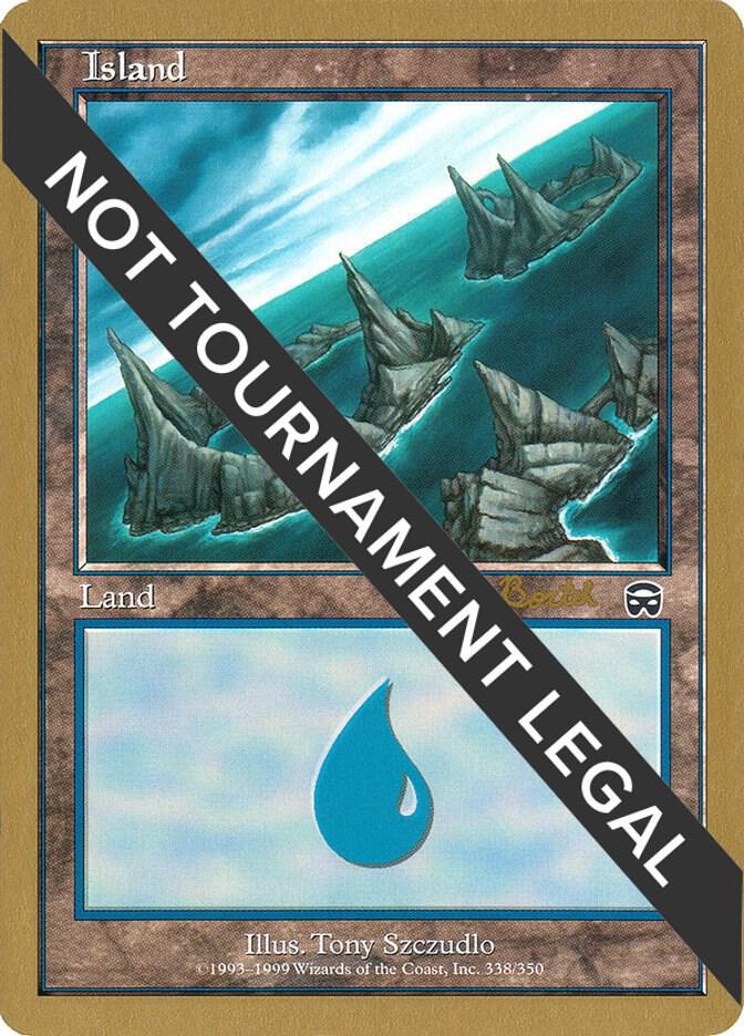 Island (338) - 2001 Alex Borteh (MMQ) - World Championship Decks - Magic: The Gathering