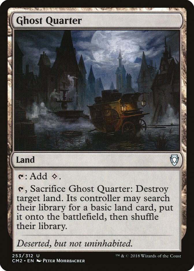 Ghost Quarter - Commander Anthology Volume II - Magic: The Gathering ...