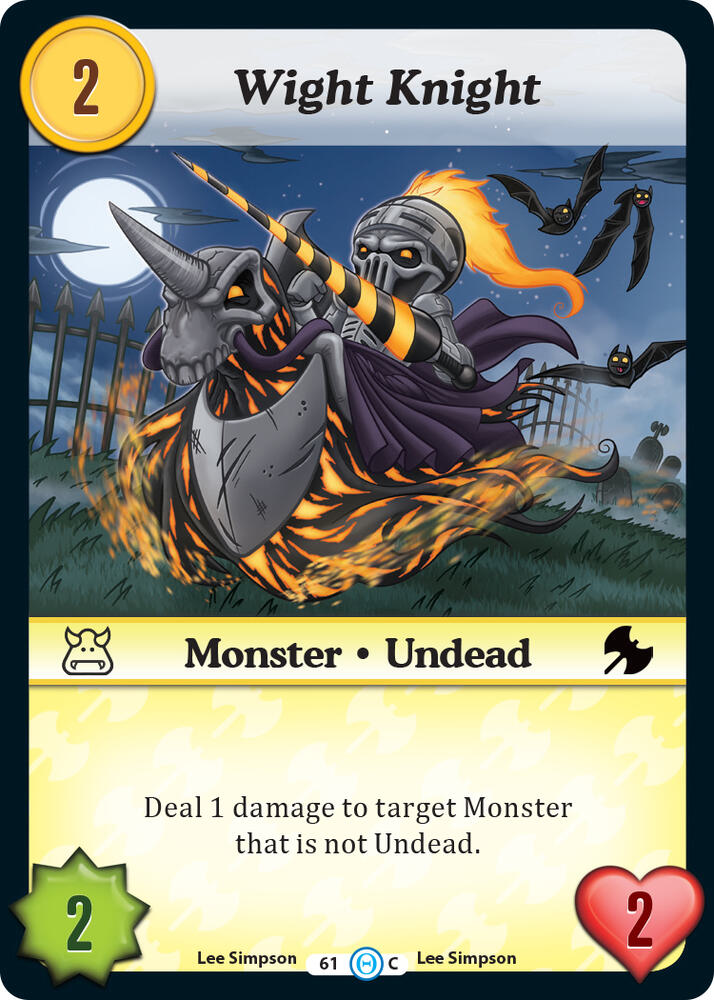 Wight Knight - The Desolation of Blarg - Munchkin CCG