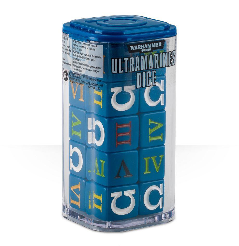 Warhammer: 40K - Ultramarines Dice (20-Pack) - Warhammer Game ...