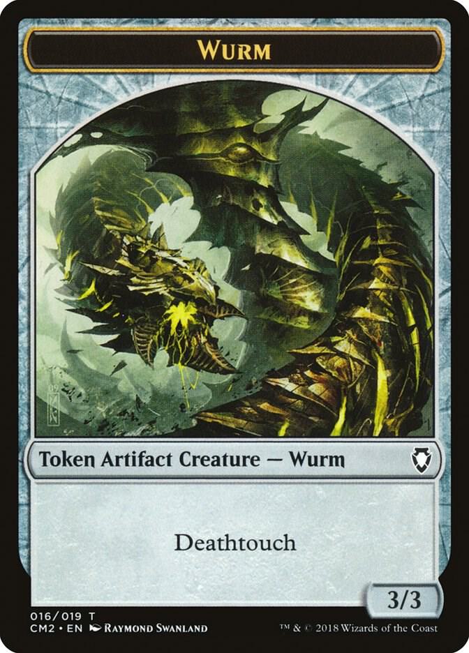 Wurm Token (Deathtouch) - Commander Anthology Volume II - Magic: The ...