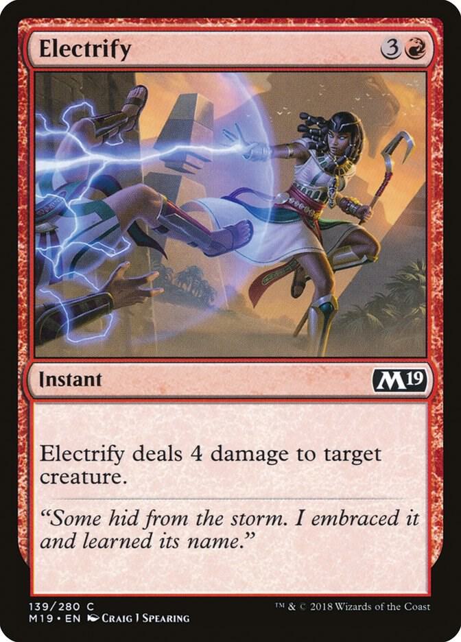 Electrify - Core Set 2019 - Magic: The Gathering - TCGplayer.com