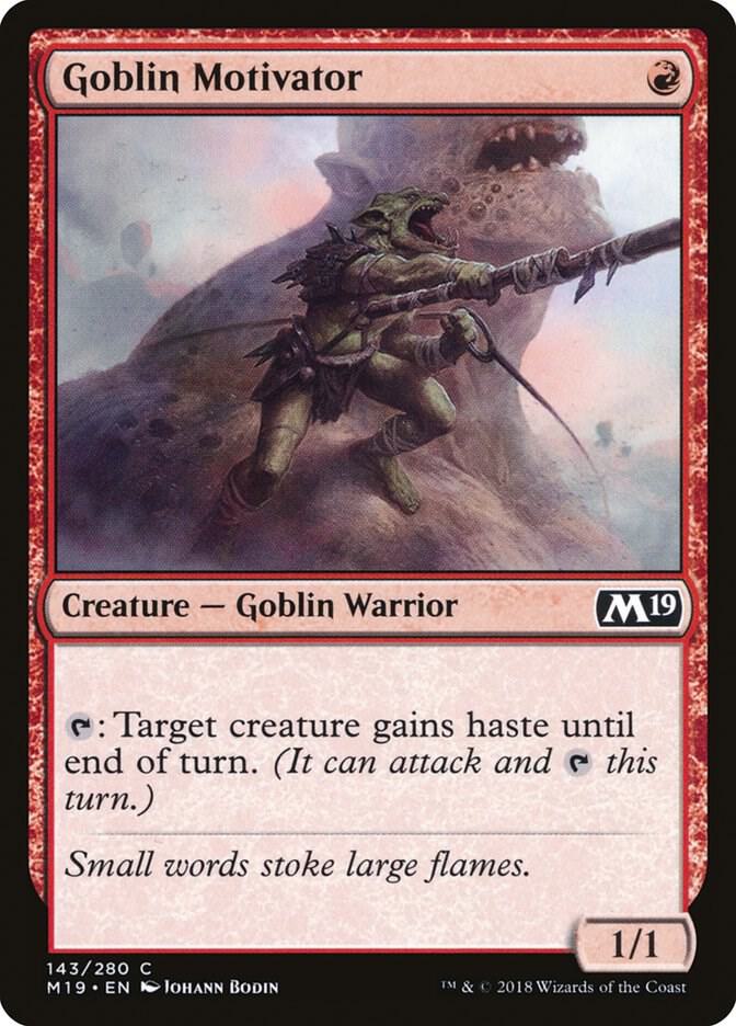 Goblin Motivator - Core Set 2019 - Magic: The Gathering - TCGplayer.com
