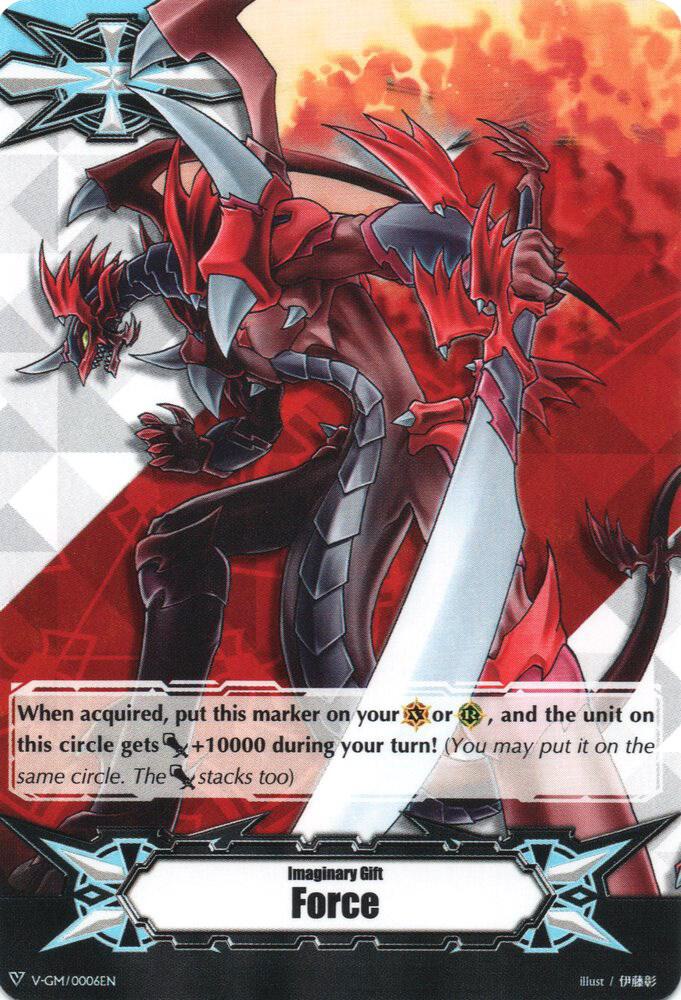Imaginary Gift [Force] - Dragonic Overlord - Gift Markers - Cardfight Vanguard - TCGplayer.com