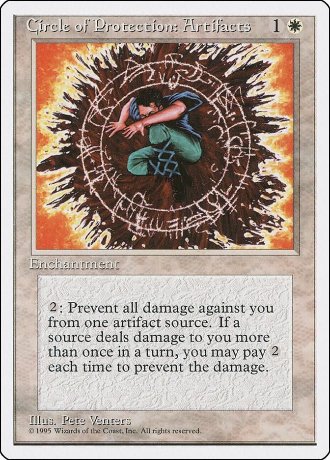 Circle of Protection: Artifacts - Fourth Edition - Magic: The Gathering ...