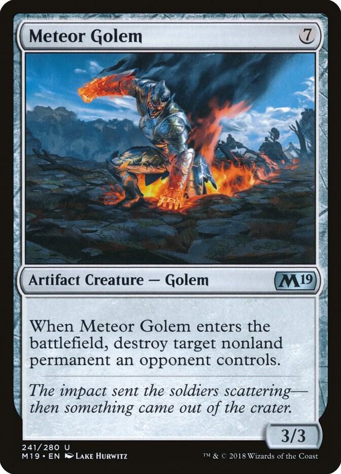 Meteor Golem - Core Set 2019 - Magic: The Gathering - TCGplayer.com