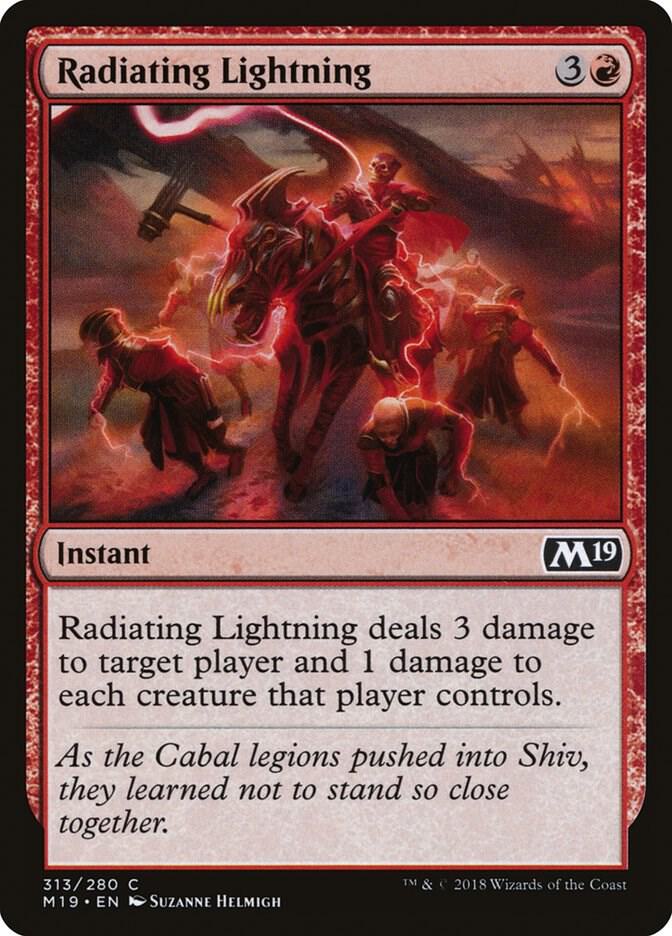 Radiating Lightning - Core Set 2019 - Magic: The Gathering - TCGplayer.com