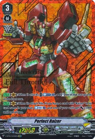 Perfect Raizer (SVR) - V-BT01: Unite! Team Q4 - Cardfight Vanguard