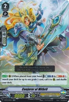 Conjurer of Mithril - V-BT01: Unite! Team Q4 - Cardfight Vanguard