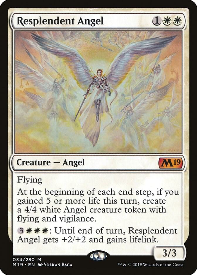 Resplendent Angel - Core Set 2019 - Magic: The Gathering - TCGplayer.com