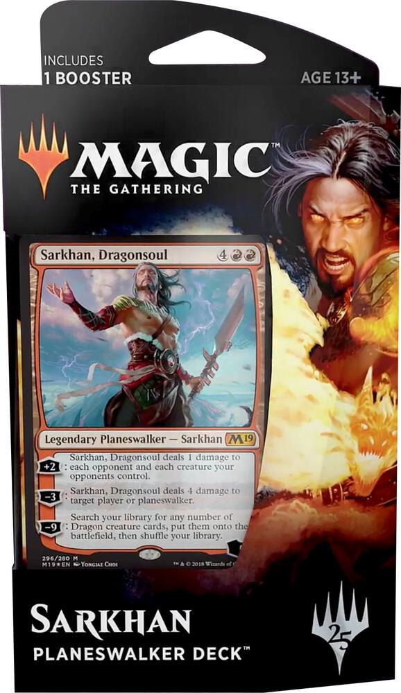 Core Set 2019 - Planeswalker Deck [Sarkhan] - Core Set 2019 - Magic ...