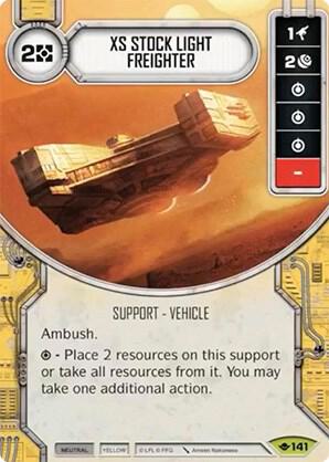 XS Stock Light Freighter (Card Only) - Way of the Force - Star Wars ...