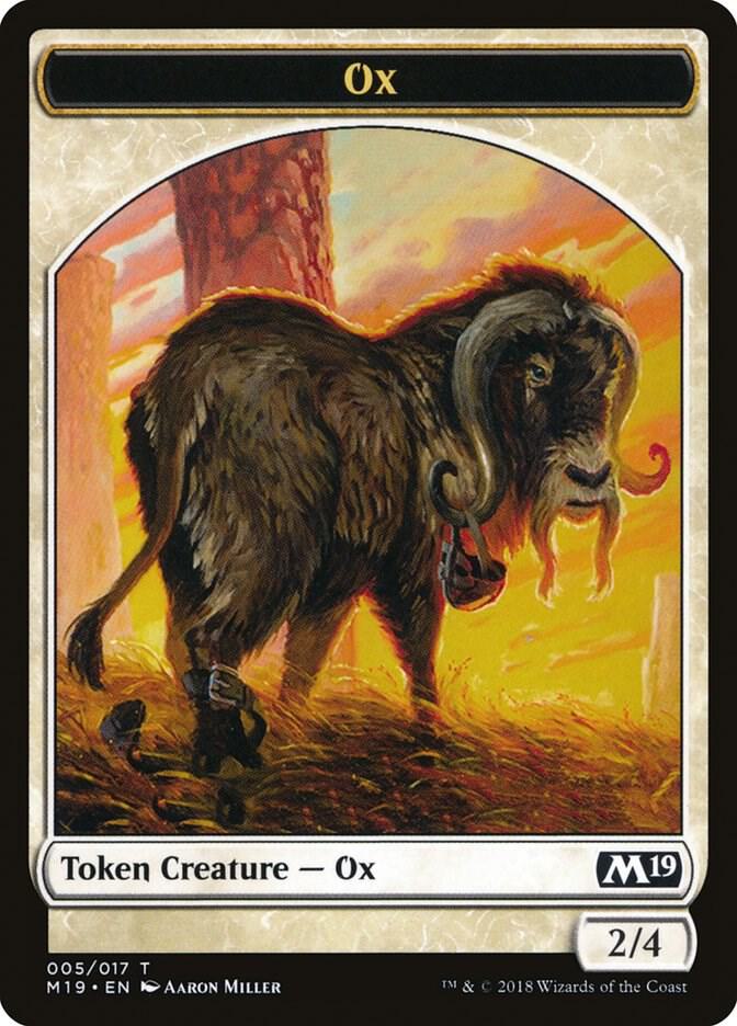 Ox Token - Core Set 2019 - Magic: The Gathering - TCGplayer.com