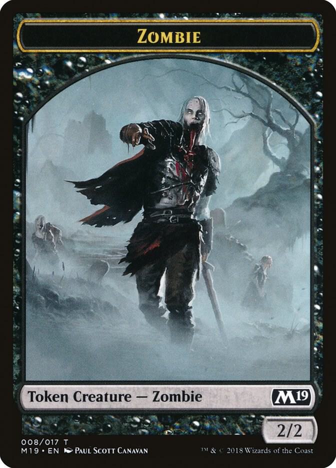 Zombie Token - Core Set 2019 - Magic: The Gathering - TCGplayer.com