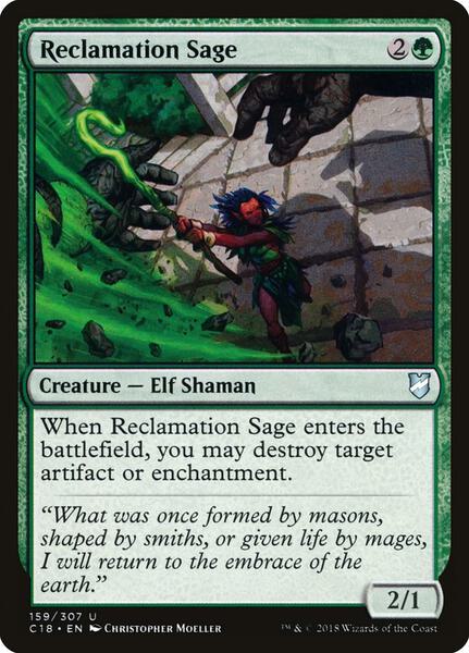 Reclamation Sage - Commander 2018 - Magic: The Gathering - TCGplayer.com