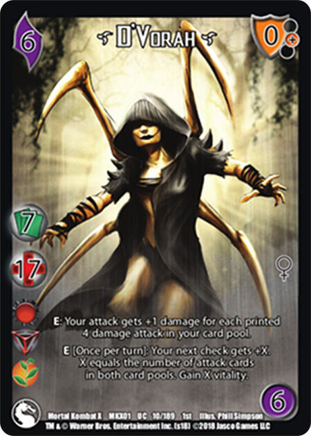 D'Vorah* - Mortal Kombat X - UniVersus