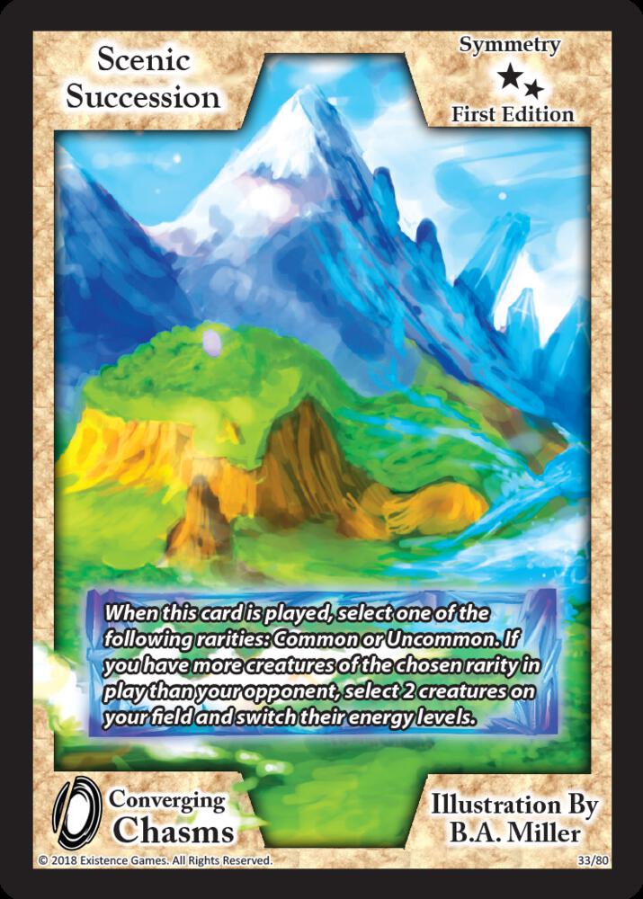 Scenic Succession - Converging Chasms - Exodus TCG - TCGplayer.com